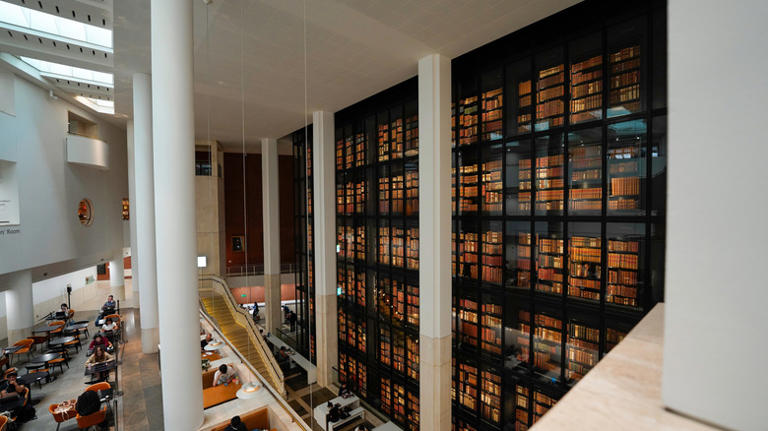 Rick Steves says one impressive and unique room in the British Library ...
