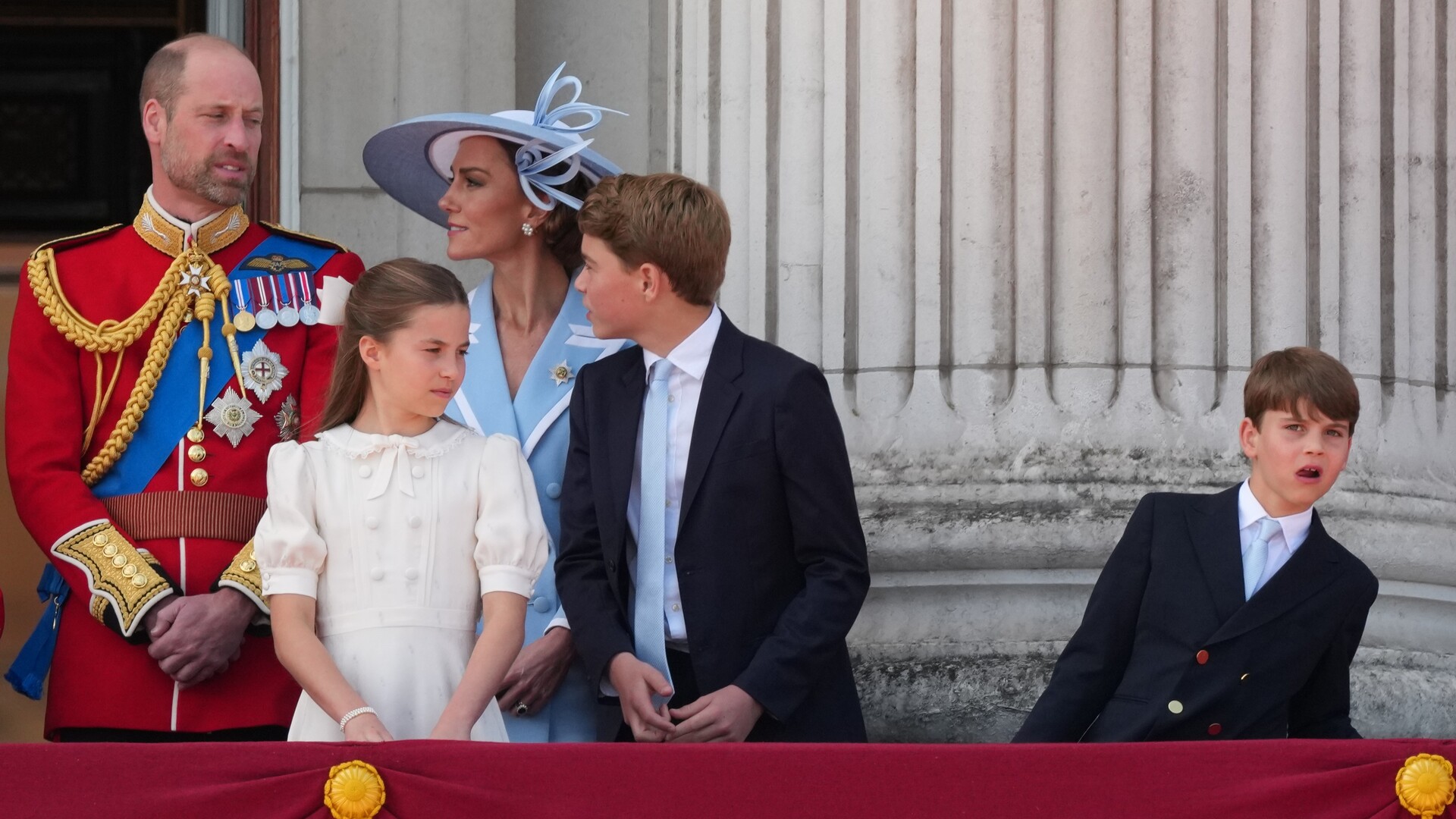 Prince Louis steals the show at Trooping the Colour with hilarious poses