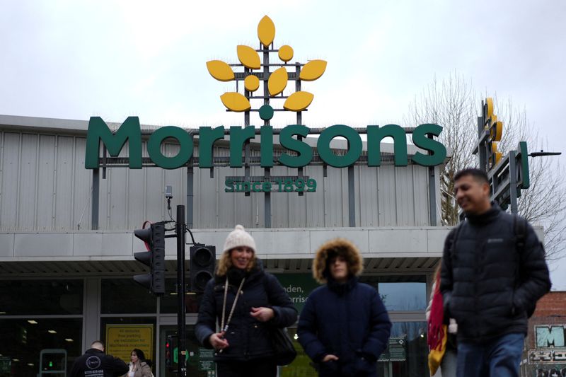 UK supermarket Morrisons sales growth slows in 'highly competitive' market