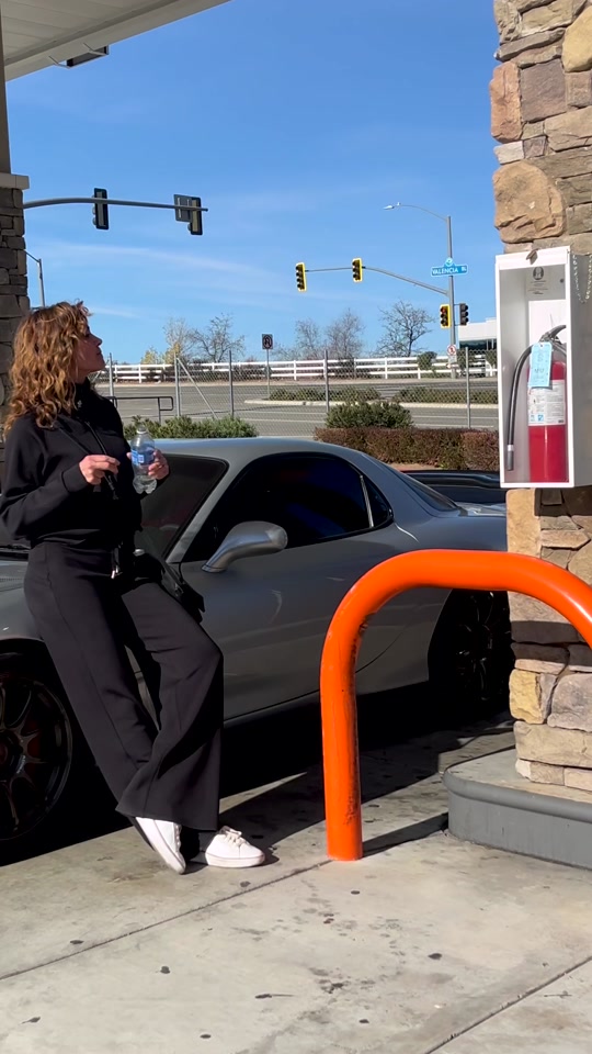 Her RX7 is no joke #jdm #rx7
