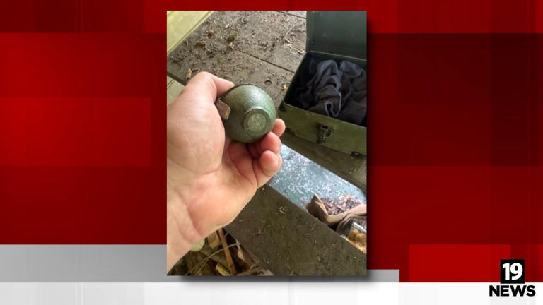 Lorain County bomb squad responds after family finds grenade, mines in home