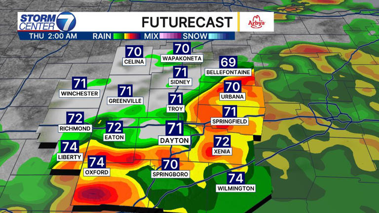 Storm tracking alert for severe storms late Wednesday