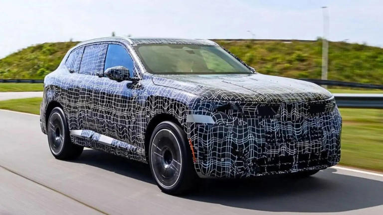 New BMW iX5 EV packs 578HP, 800V ultra-fast charging and 'snake eye' LEDs