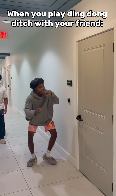 When you try ding dong ditch together