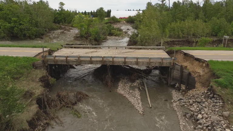 Road repairs continue a week after flood rattles Manitoba, leaving ...