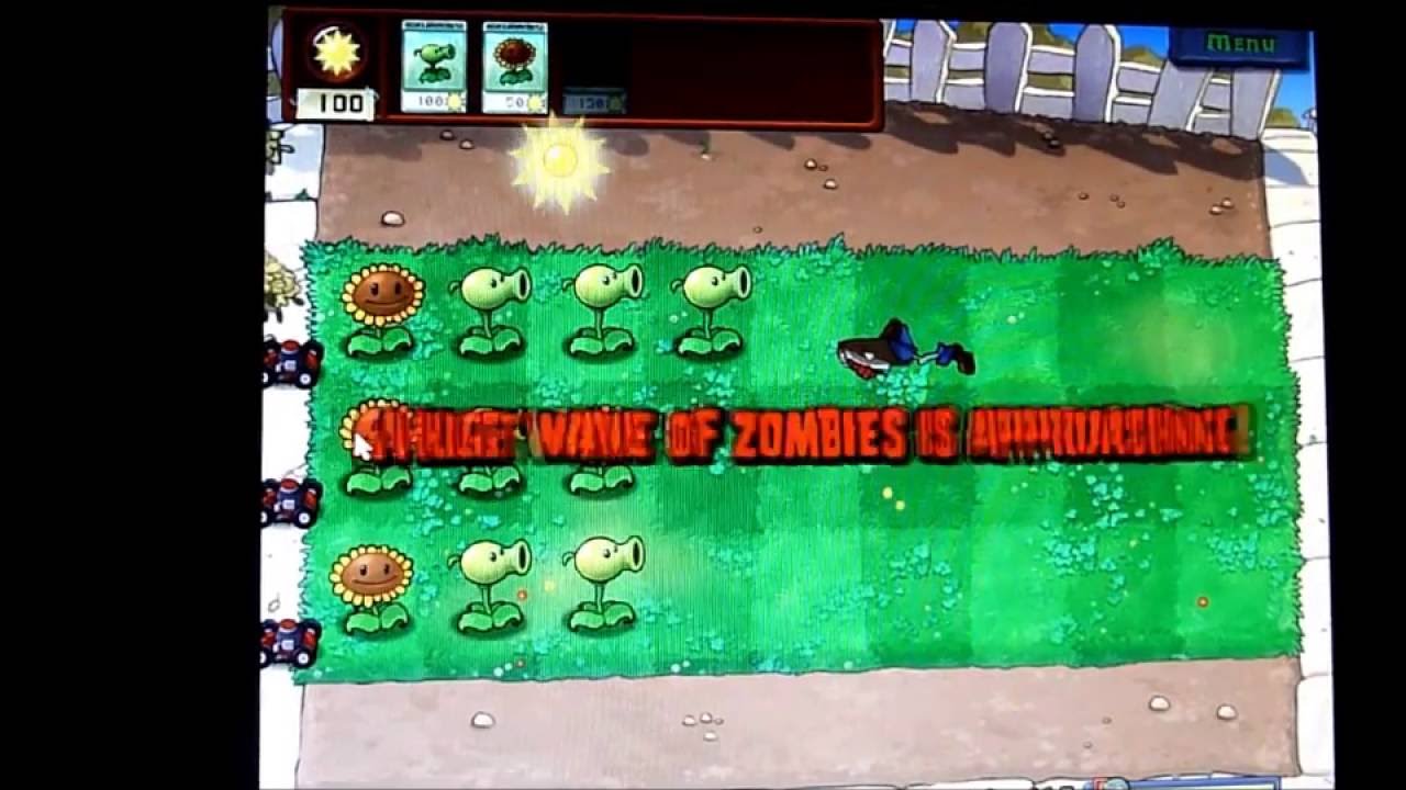 MSI Wind Top AE2400 touchscreen gaming demo: Plants vs. Zombies in action!