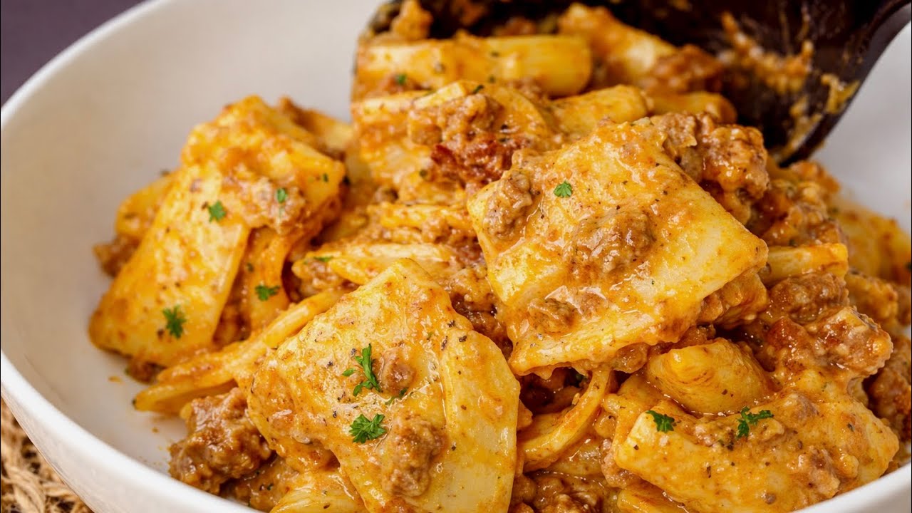 Simple beef pasta for busy nights
