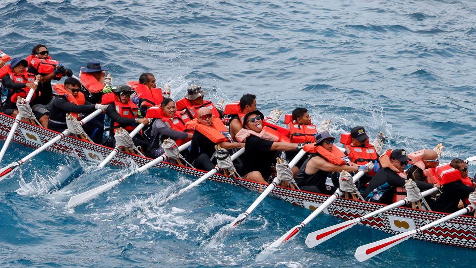 Using the stars and paddles, Indigenous Taiwanese recreate risky sea ...