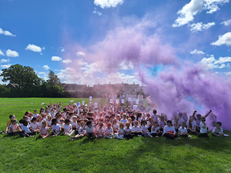 A Wigan school colour run has raised a massive £6,300 for the borough ...