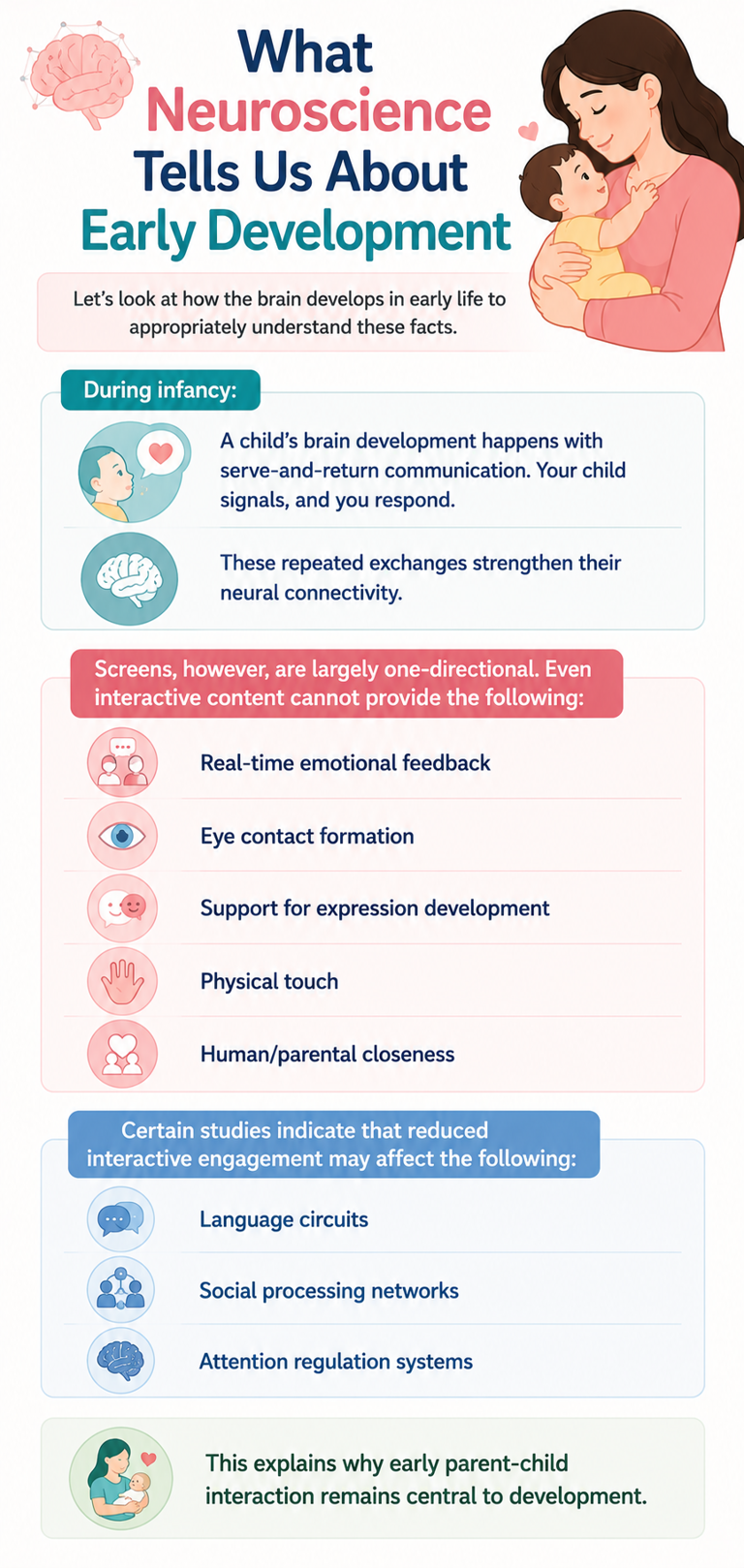 Can screen time for infants harm development? What new research shows