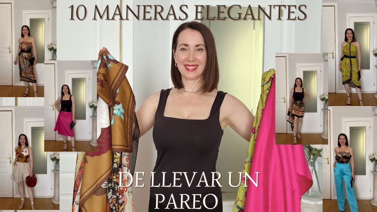 10 formas elegantes y con estilo de usar un pareo
