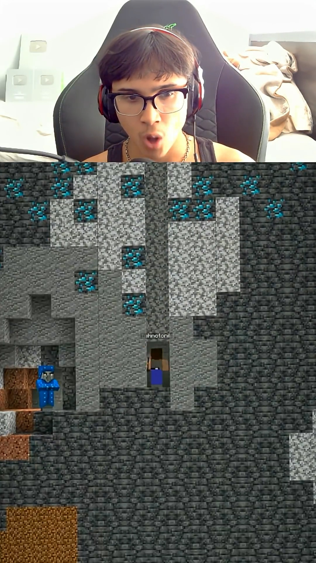 Minecraft underground material spawn levels