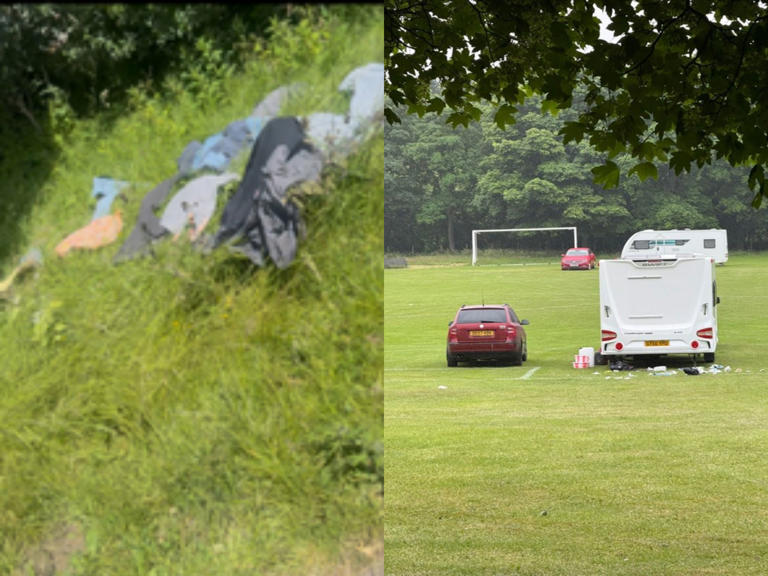 Returning Edinburgh travellers anger locals by dumping waste at ...