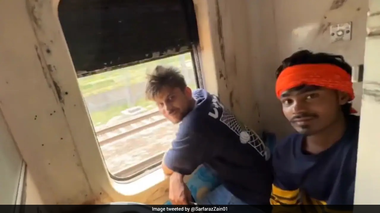 Watch: Man finds train toilet occupied by ticketless passengers ...