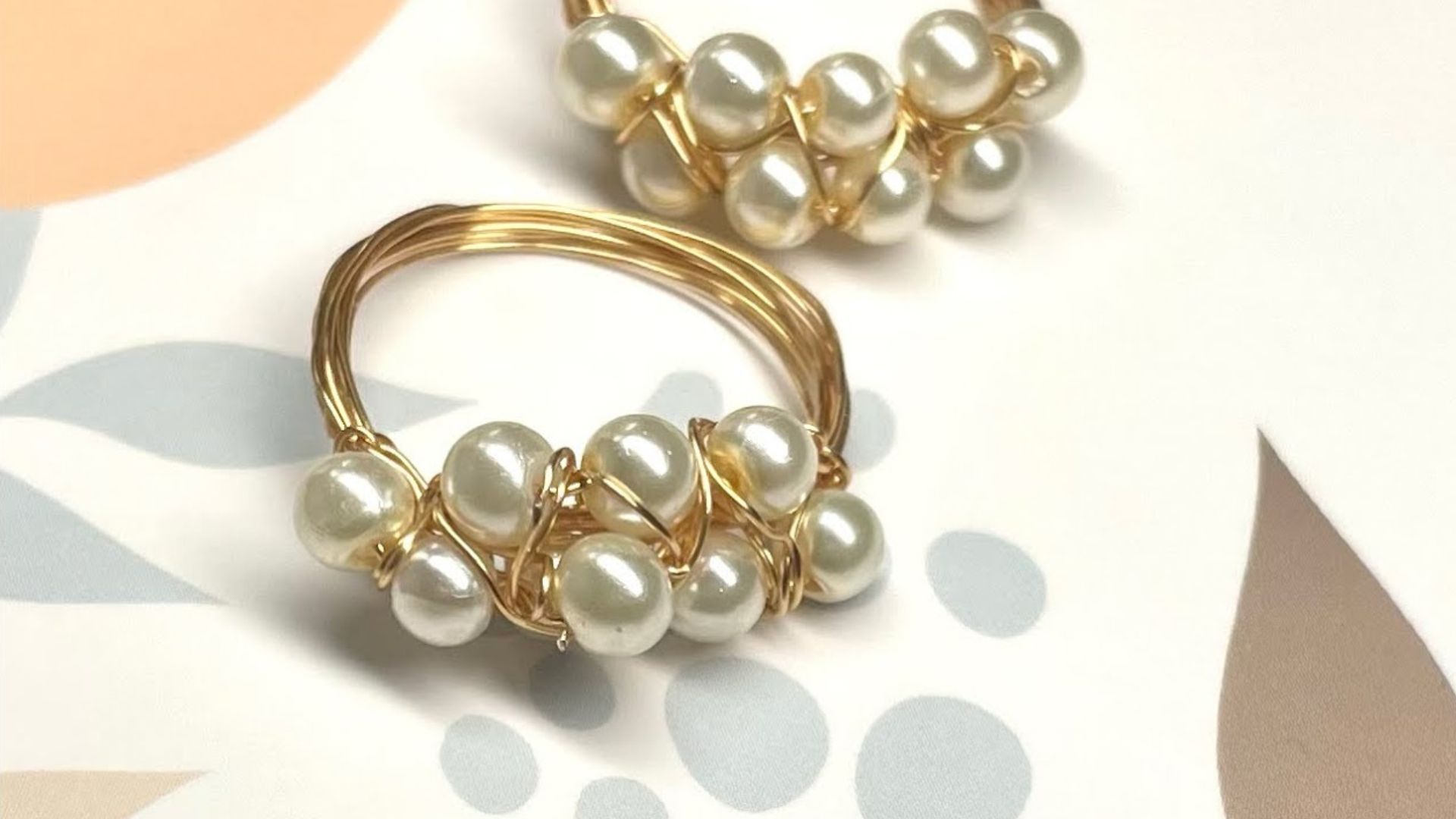 DIY pearl ring tutorial for beginners easy and elegant