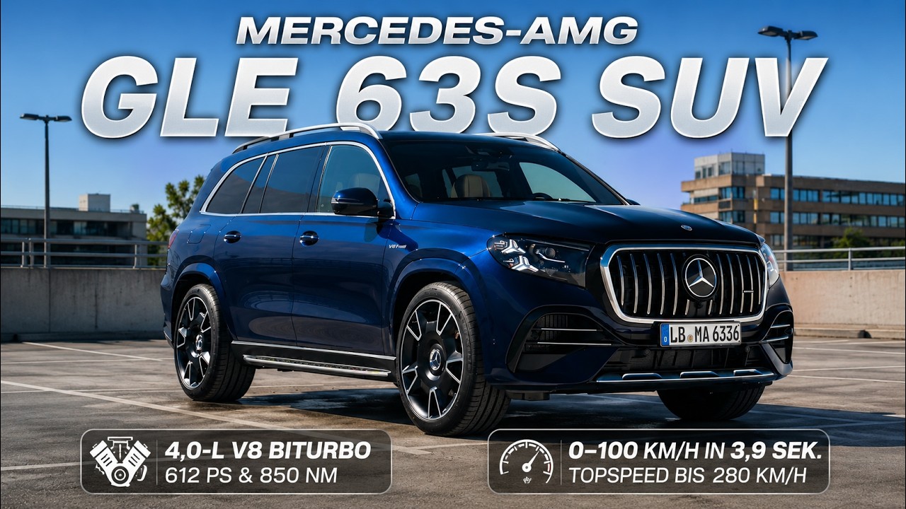 2026 Mercedes-AMG GLE 63 S 4MATIC+ SUV in Manufaktur mysticblue metallic