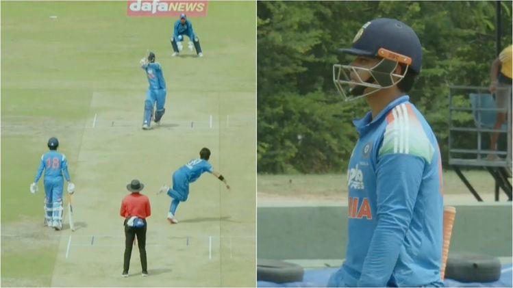 Watch: Vaibhav Sooryavanshi misses maiden India A fifty again, gets out ...