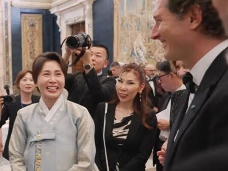 First lady Kim Hea Kyung: 'That's something I love,' Ferrari chairman