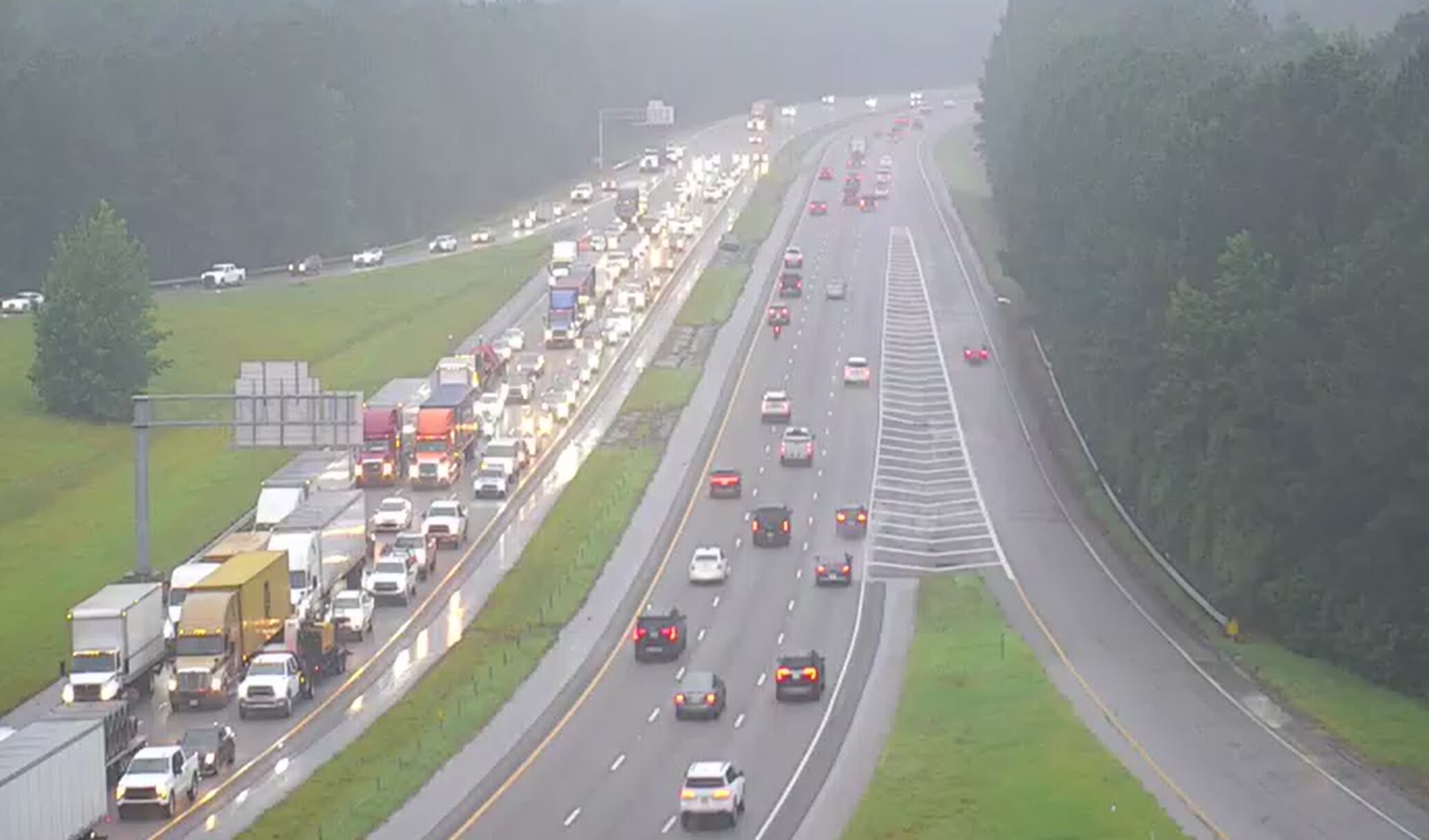 Traffic alert: All lanes of I-77N reopen after crash near Percival Road