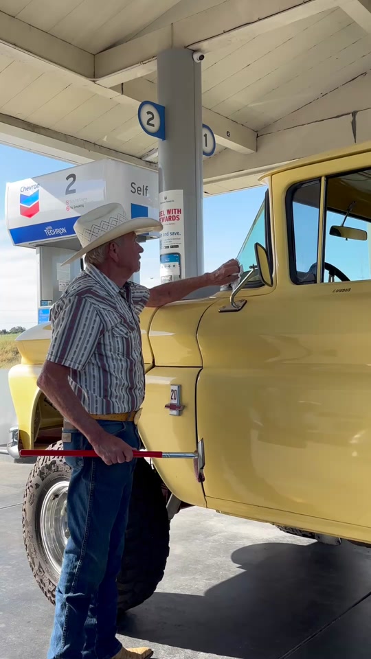 1963 cowboy truck drives hard #cowboy #filmmaking