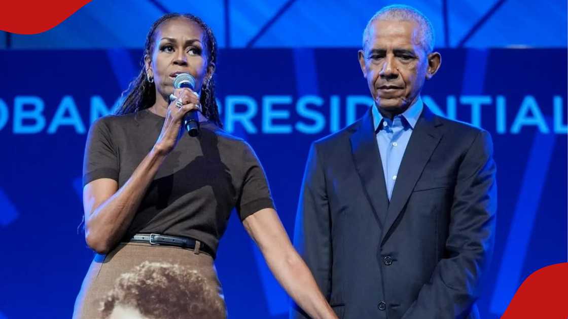 Barack Obama breaks down after Michelle wore skirt with her late mum’s ...