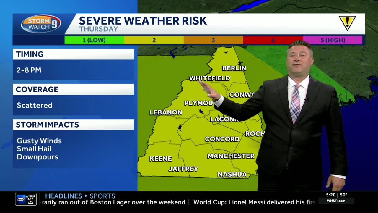 Video: Warm Wednesday ahead of some storm chances