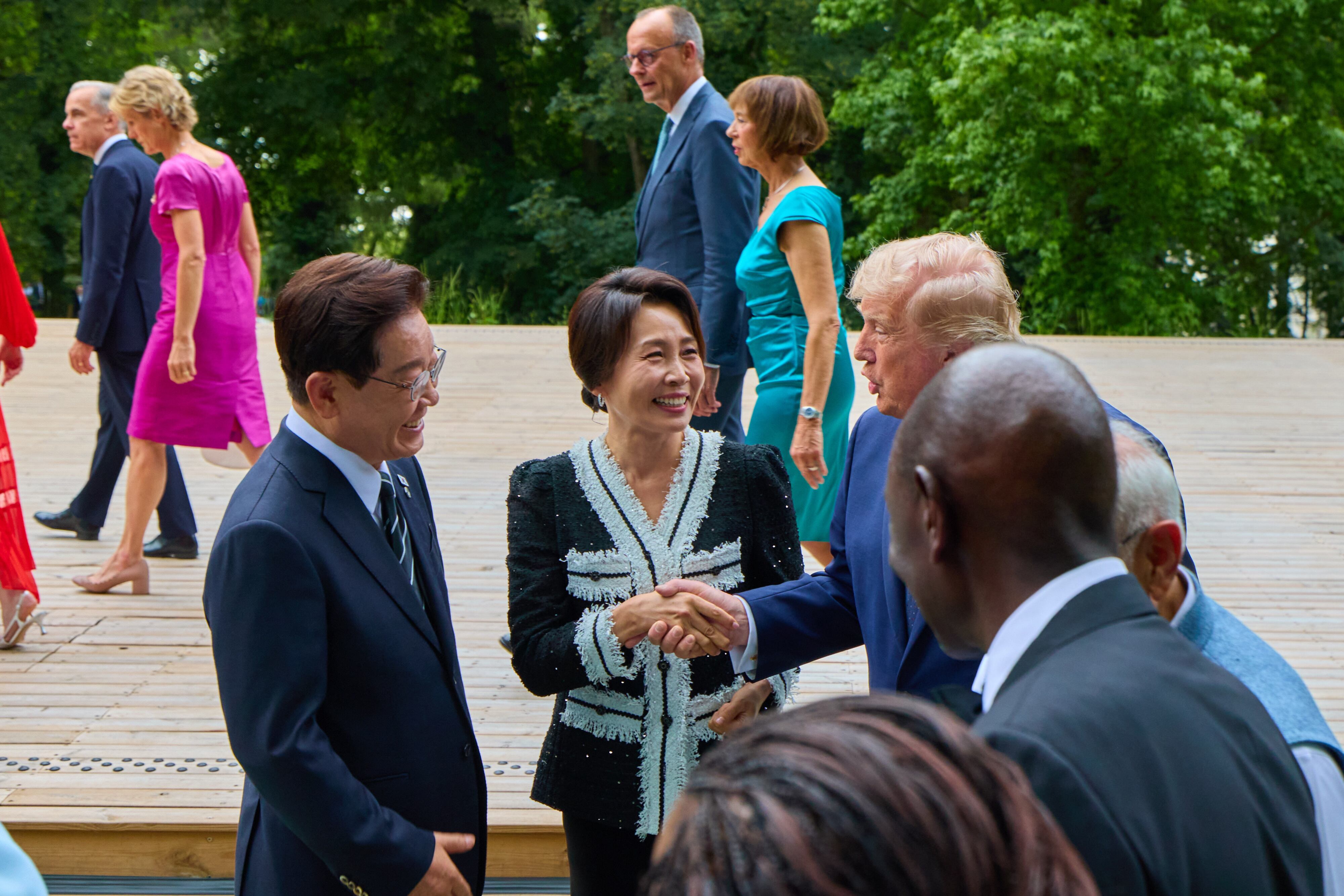 Lee Jae Myung, Trump discuss Korean Peninsula peace at G7