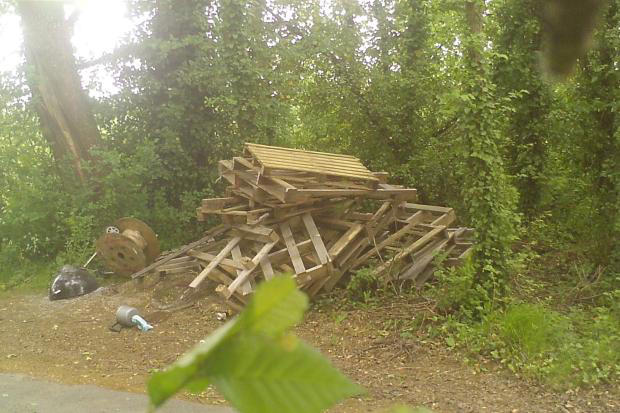 Driver caught on camera dumping rubbish ordered to pay more than £2,300