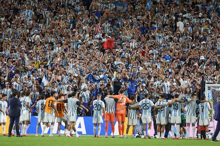 Photos: Relive Argentina's 3-0 victory over Algeria in KC's first World ...