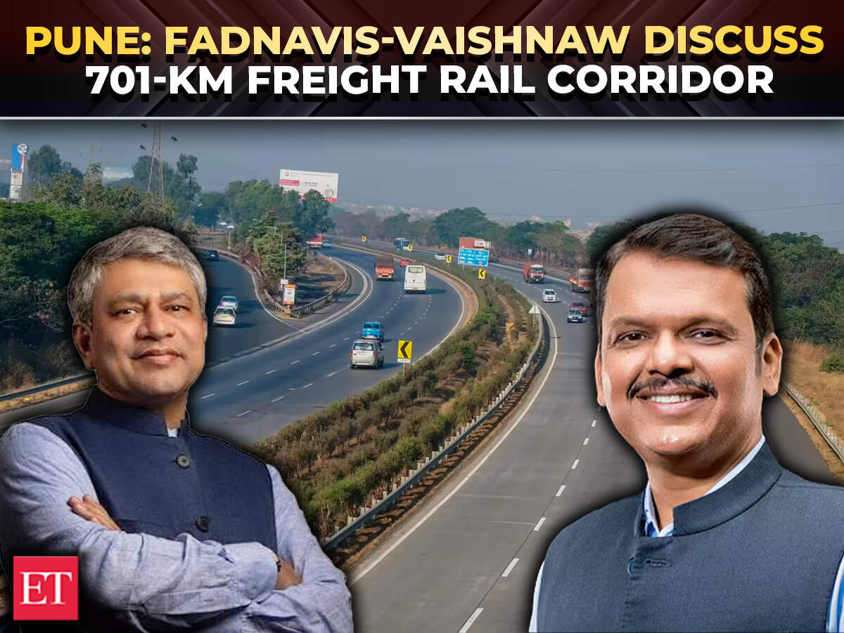 Fadnavis shares 701-km freight rail corridor vision as Vaishnaw ...