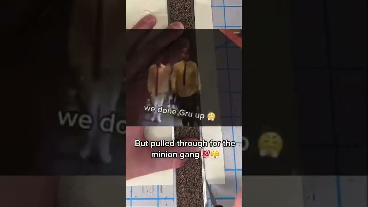 This minions tape art took 14 hours and almost made him quit