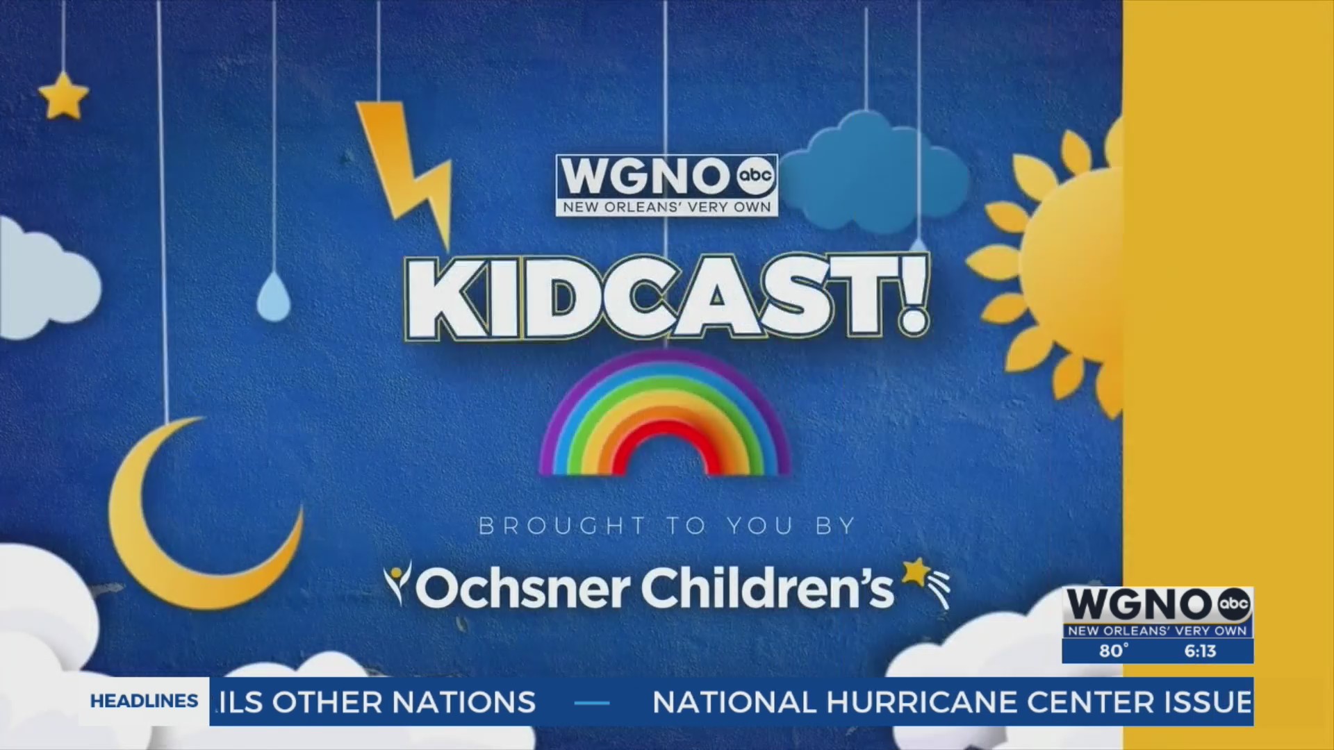 Kidcast tropical update: Luna from Mandeville!