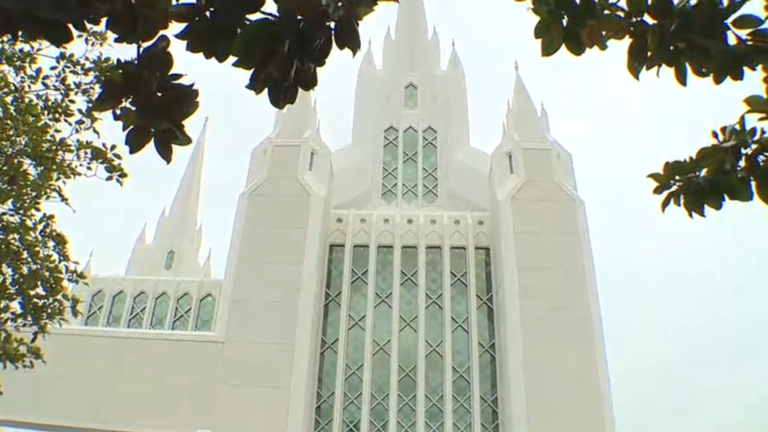 Mormon temple open to public
