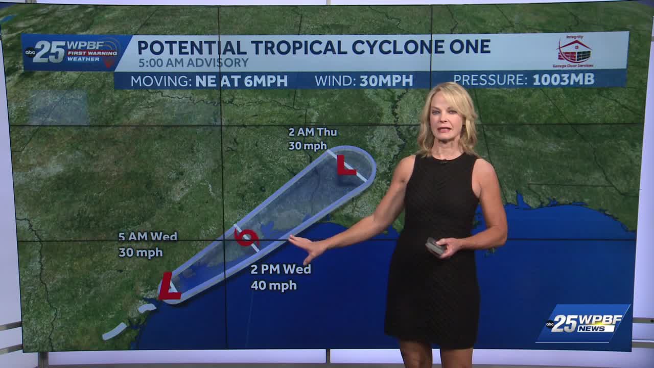 Potential tropical cyclone one