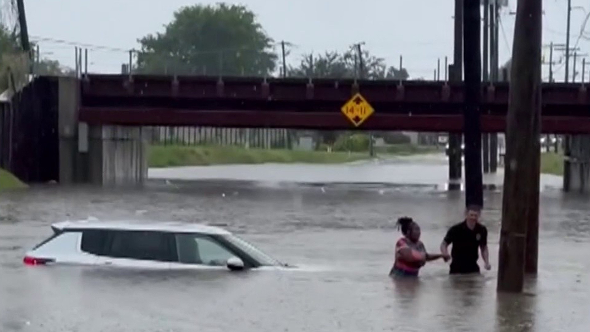 Torrential rain and deadly floods slam Gulf Coast