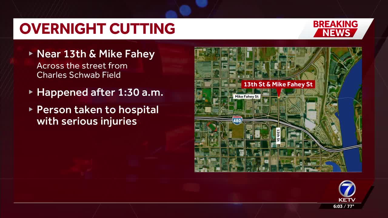 Person seriously hurt after being cut near Charles Schwab Field