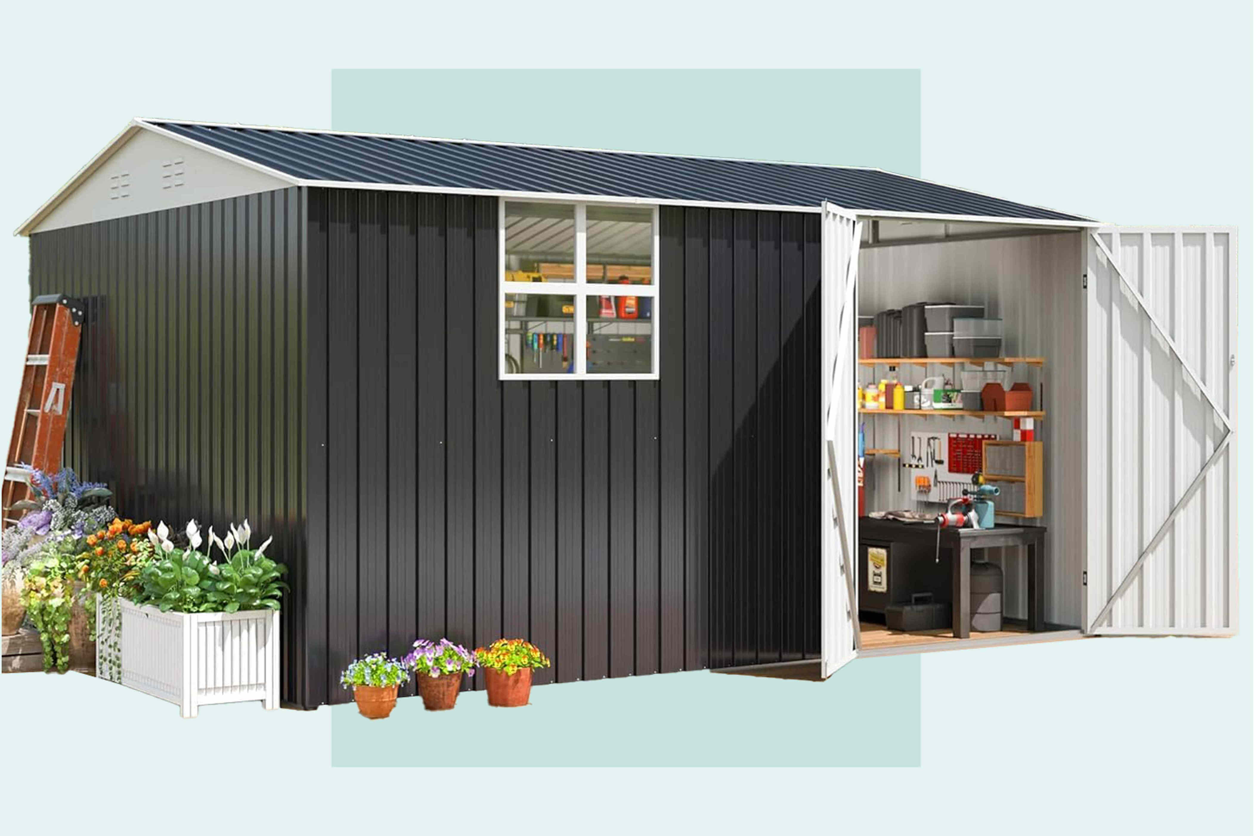Amazon has a massive outdoor shed that doubles as a bright, airy studio ...