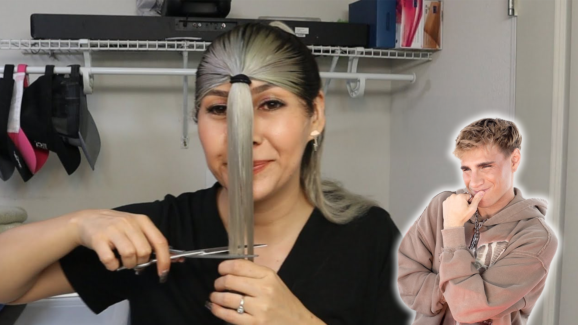 She cut off inches of damaged hair and couldn't look away
