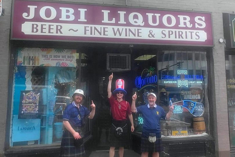'Jobi Liquors' stores leaves Tartan Army in stitches as hundreds take ...