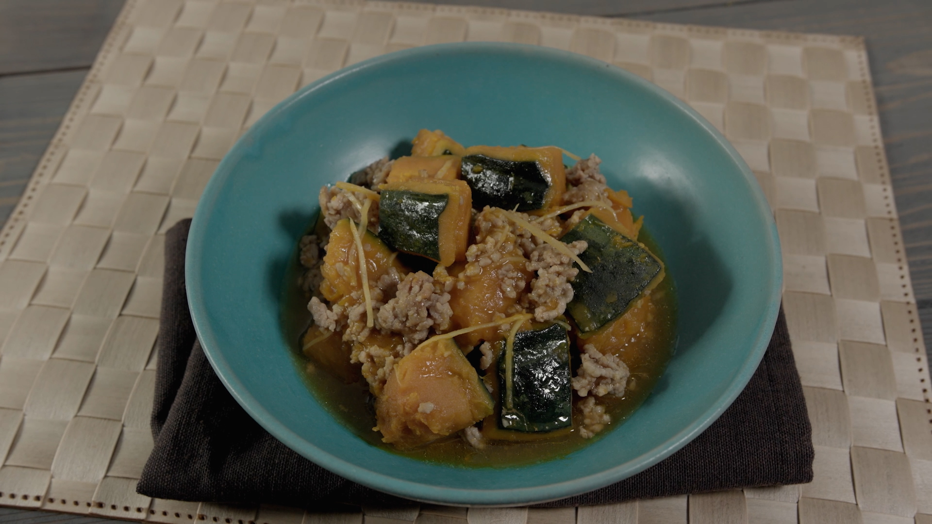 Boiled pumpkin with ground pork 101 easy Japanese recipes