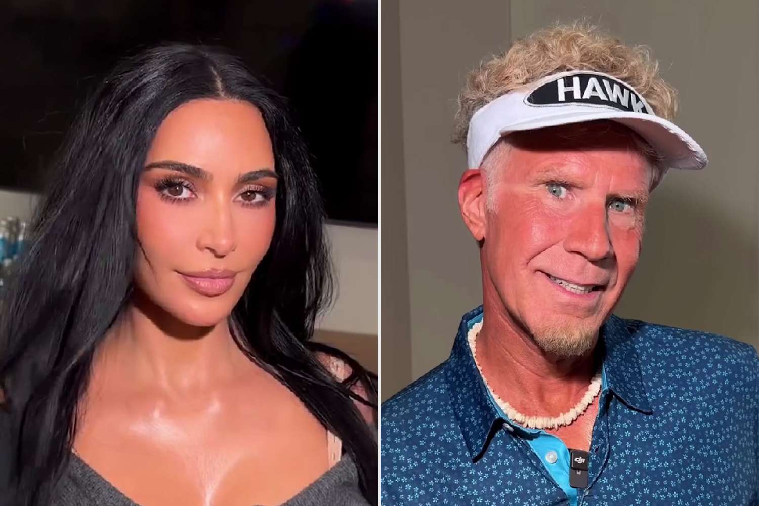 Kim Kardashian teaches Will Ferrell how to take the perfect selfie ...