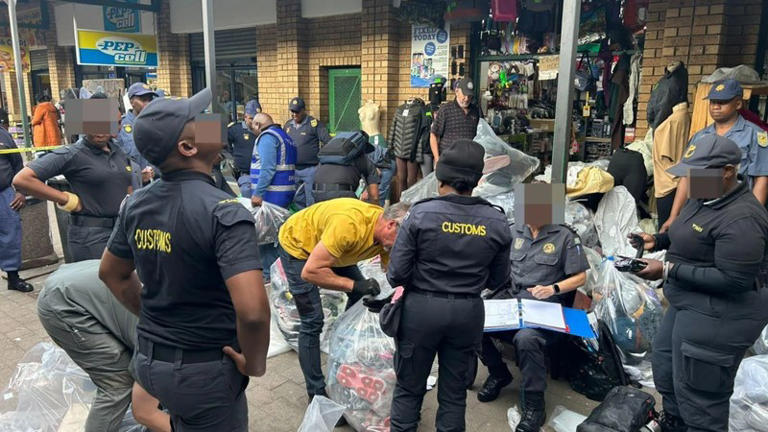 South Africa ramps up crackdown on illicit trade as R245 million goods ...