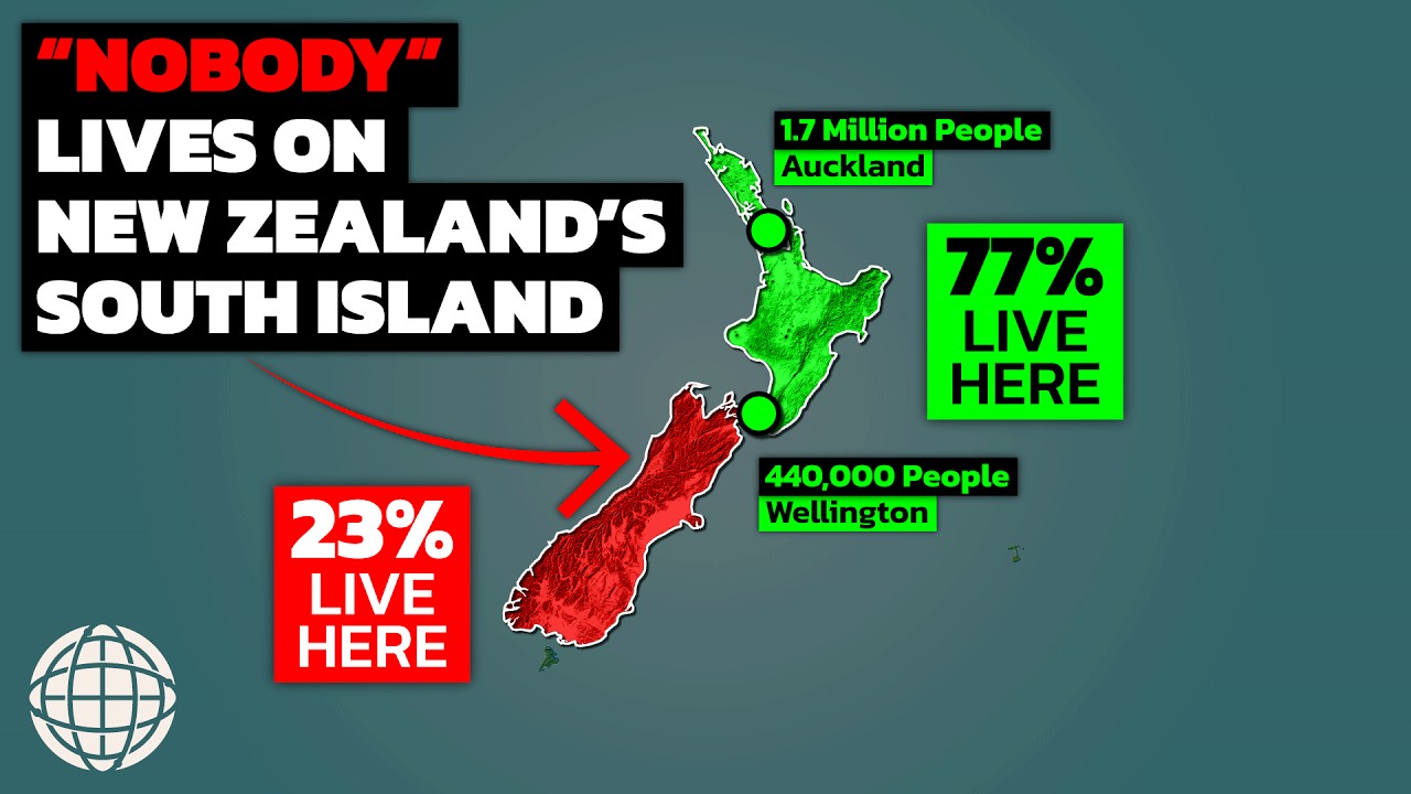 Why so few people live on New Zealand’s South Island