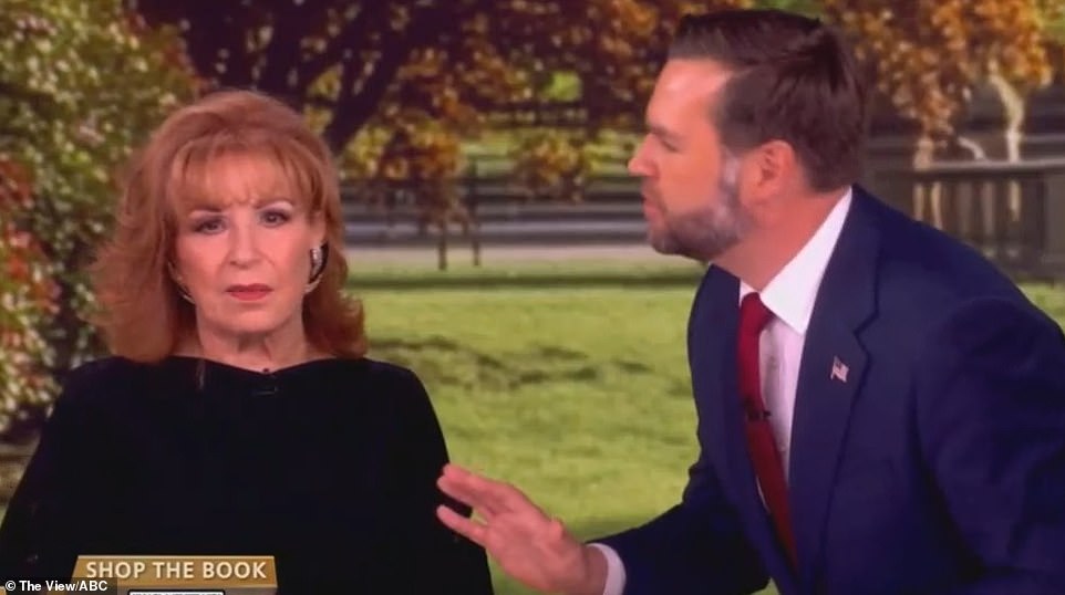 JD Vance reveals Joy Behar's compliment when cameras stopped rolling