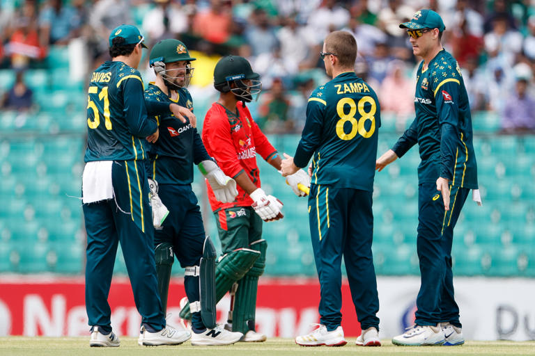 Spinners Zampa and Davies shine as Australia wins opening T20 vs Bangladesh
