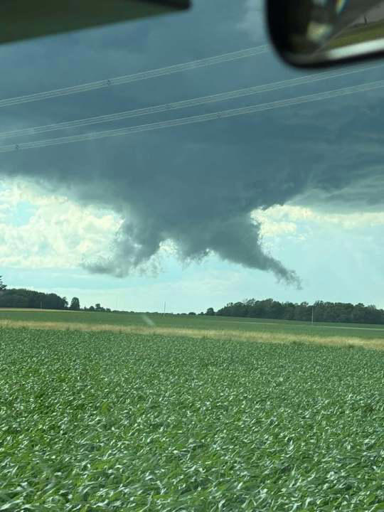 Severe weather again rattles central Indiana