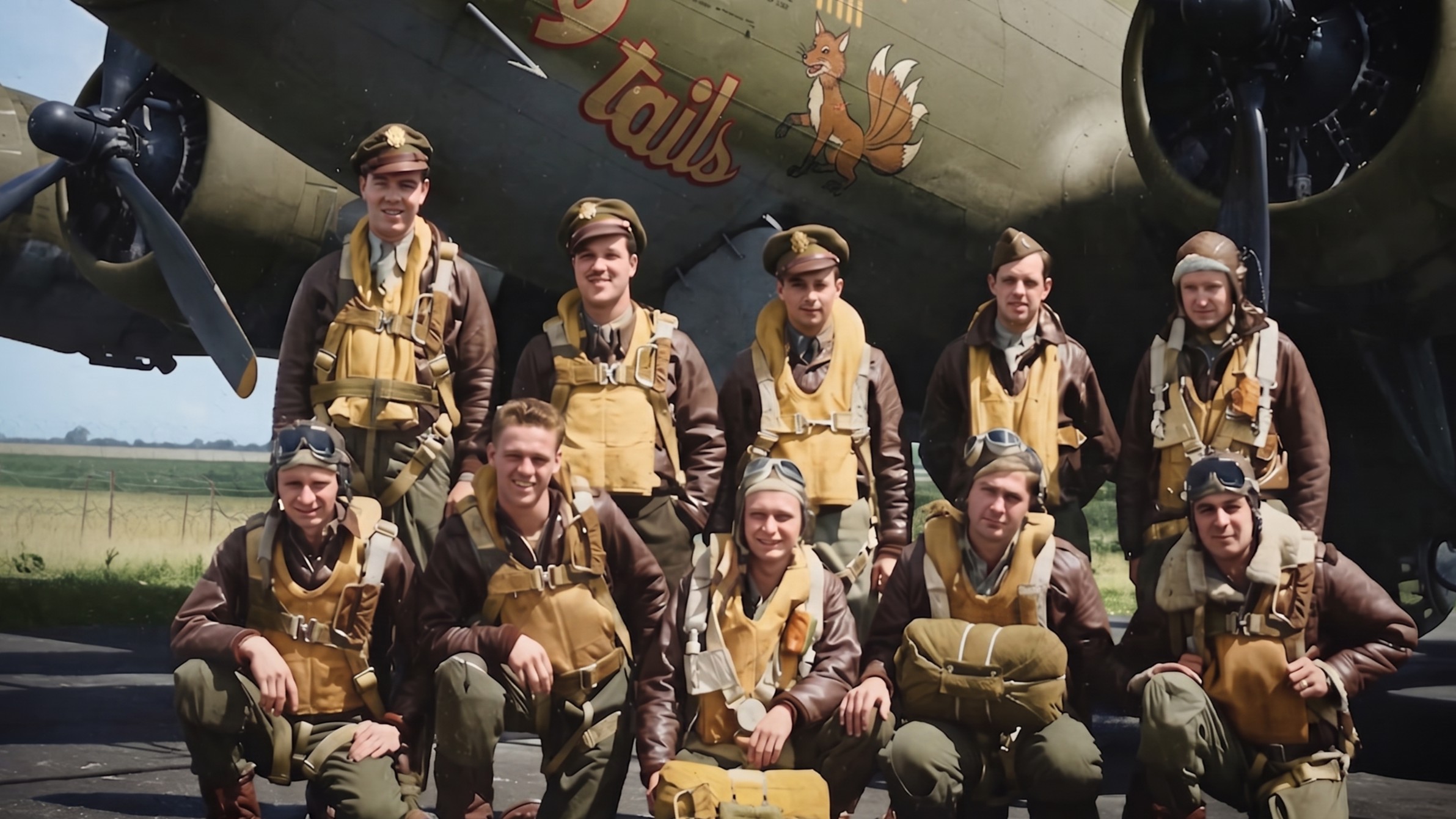 A B-17 bomber returned from a mission with no crew on board - then it ...