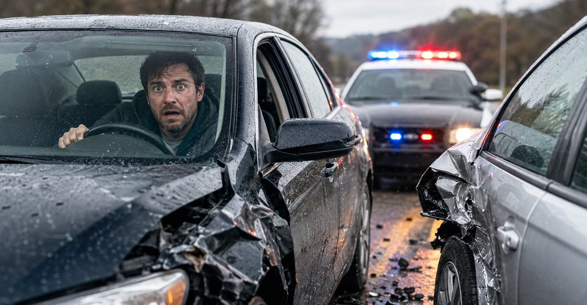 A police officer followed me in my car for 20 miles. I got so nervous ...