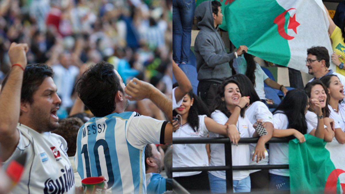 Watch: Argentina and Algeria fans brawl in Times Square before FIFA ...