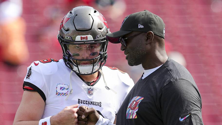 One thing Todd Bowles wants Baker Mayfield to do better in 2026